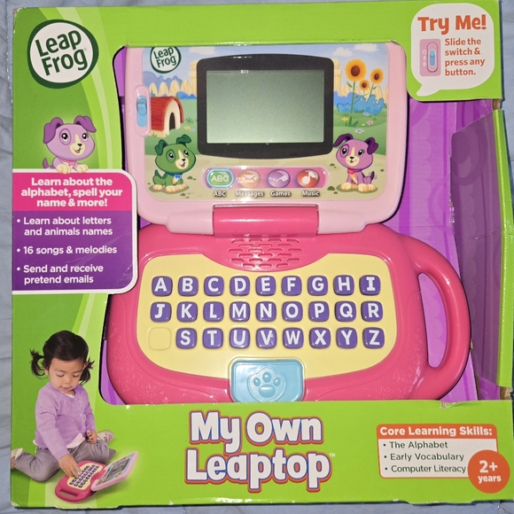 Toys | Leapfrog My Own Leaptop Pink And Yellow | Poshmark